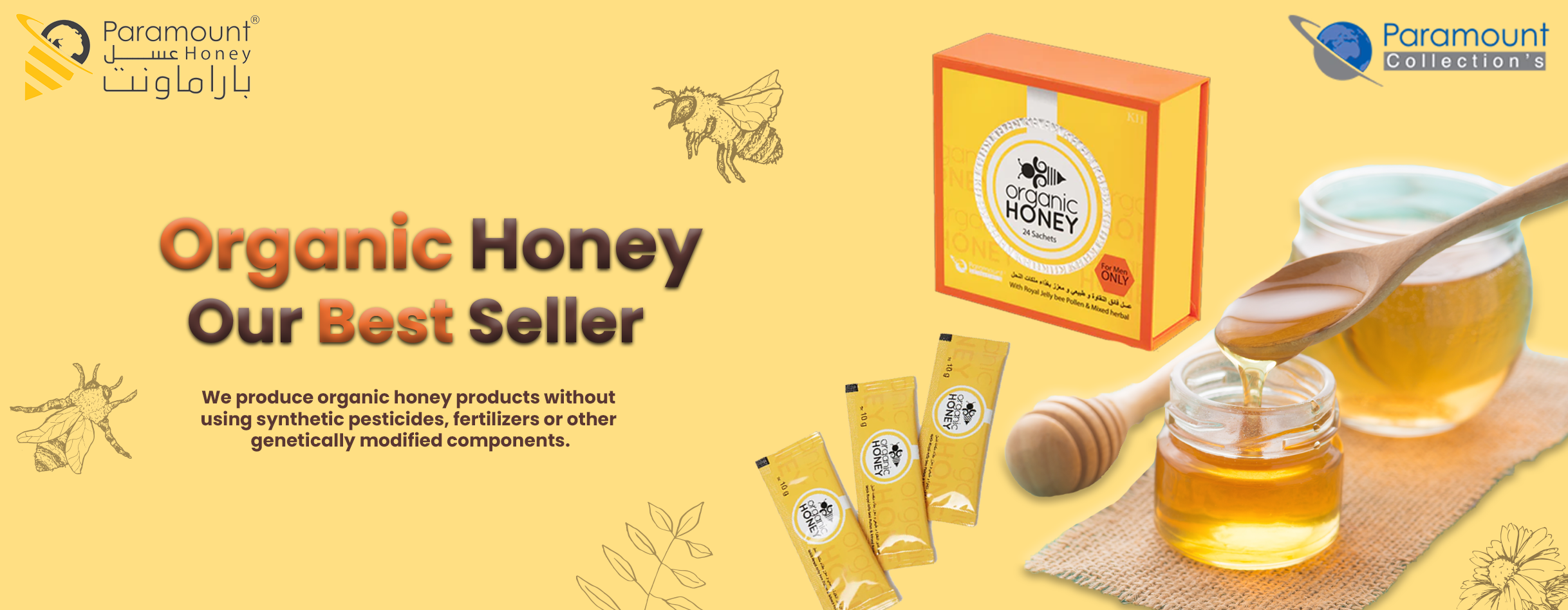 Long Lasting Pure Vip Honey Pack for Men | Paramount Honey